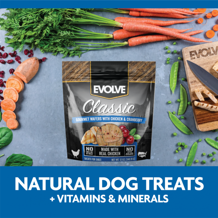 EVOLVE CLASSIC GOURMET WAFERS WITH CHICKEN & CRANBERRY – Evolve Pet ...
