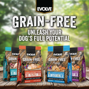 EVOLVE GRAIN FREE SENIOR FORMULA CHICKEN, SWEET POTATO, & BERRY RECIPE ...